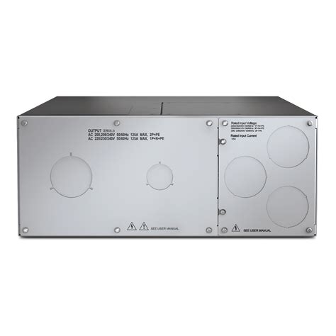 Apc Service Bypass Panel 200208230240v 125a Hw Inputoutput