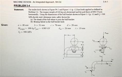 solved machine design an integrated approach 5th ed