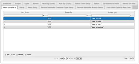 Operator Miscellaneous Tabs Documentation Center