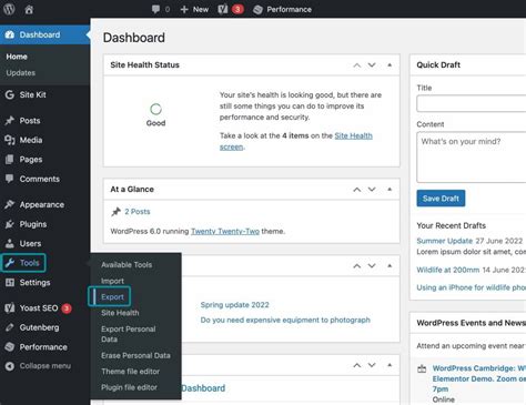 A Complete Guide To Exporting And Importing Your Wordpress Website Clook Internet