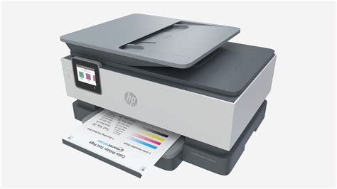 Hp Officejet Pro 8035e All In One Printer 3d Model Turbosquid 1969887