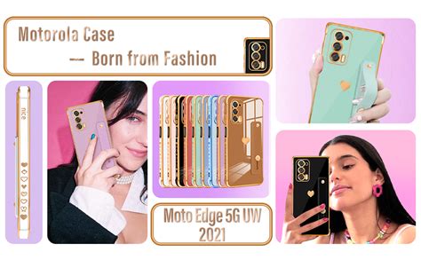 Amazon Com Likiyami In For Motorola Moto Edge Motorola Edge G Uw Case Heart Women