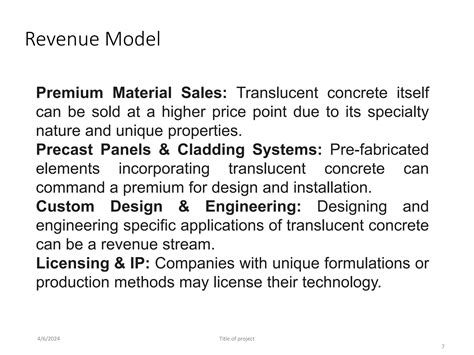 Translucent Concrete Structure Presentation Ppt
