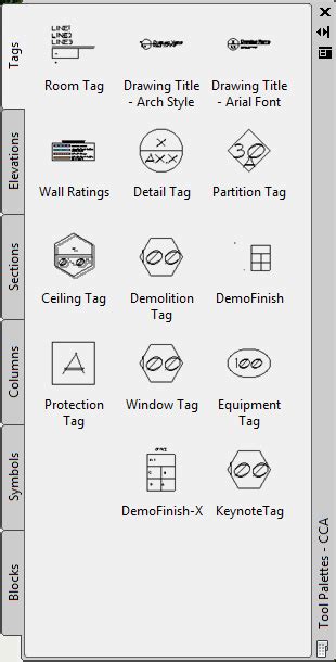 Block Attribute Justification Location Insert Tool Palettes