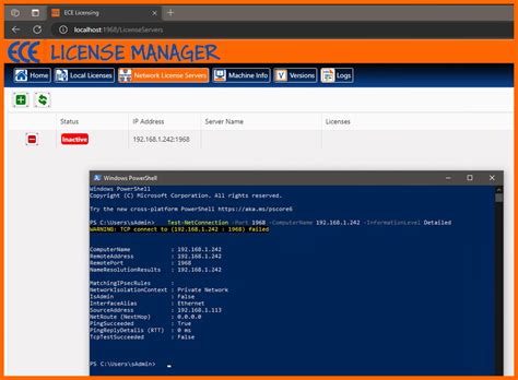 Test If The Ece Licensing Manager Port Is Open Support Portal