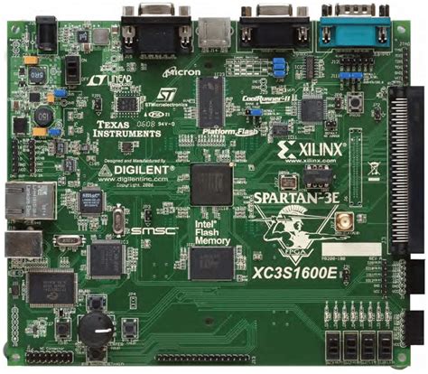 Spartan 3e Board From Digilent [6] Download Scientific Diagram