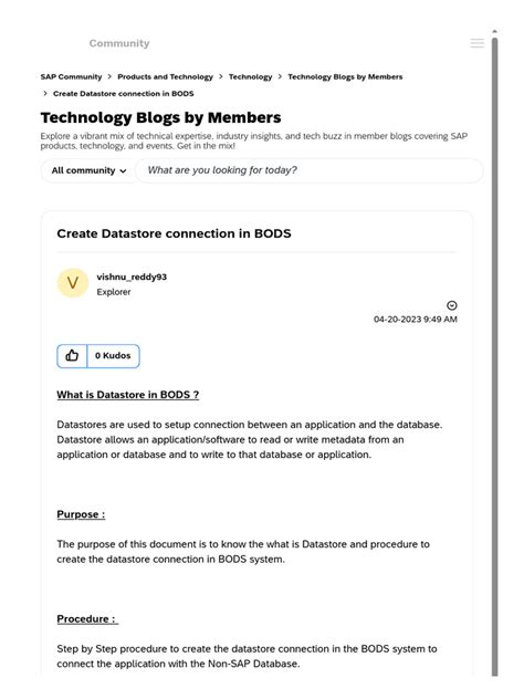Create Datastore Connection In Bods Pdf Databases Artificial