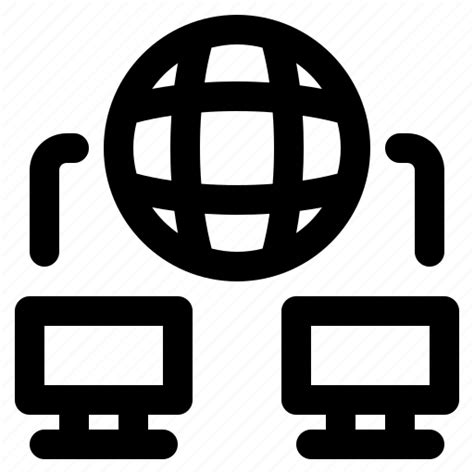 Network Global Cyberspace Technology Connection Icon Download On Iconfinder