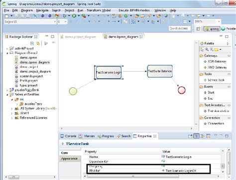 Example Of The Developed Execution Model Editor Building An Execution Download Scientific