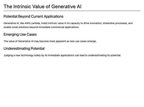 Matija Grcic On Linkedin Generative Ai Is Often Undervalued When Its Potential Is Solely Assessed