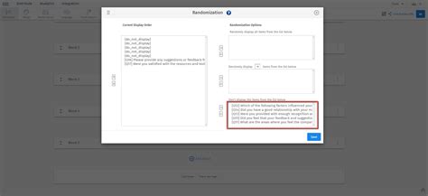 Question Randomization Questionpro Help Document