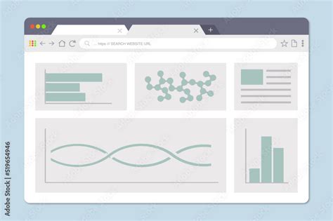 Browser Window Isolated Vector Web Elements Illustration Of Window