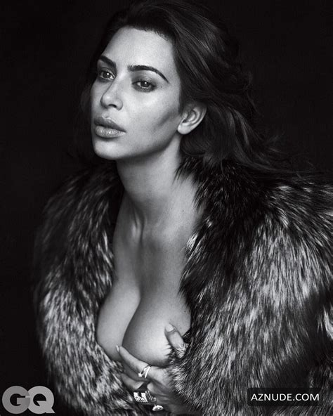 Kim Kardashian Nude In Gq Magazine Aznude