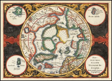 Antique Polar Maps Discover The History Of The North Pole