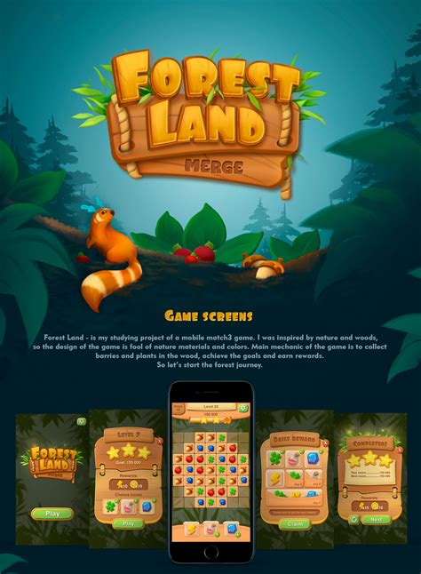 Forest Land Game UI On Behance