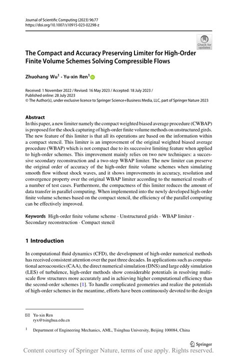 The Compact And Accuracy Preserving Limiter For High Order Finite Volume Schemes Solving