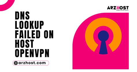 DNS Lookup Failed On Host OpenVPN