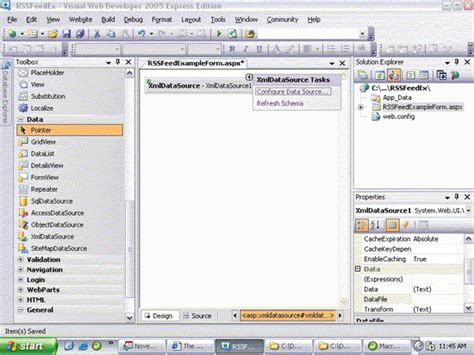 rss feed using asp 2 0 codeproject