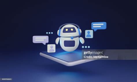 Chatbot 3d Illustration Concept Web App Using Nlp To Engage In