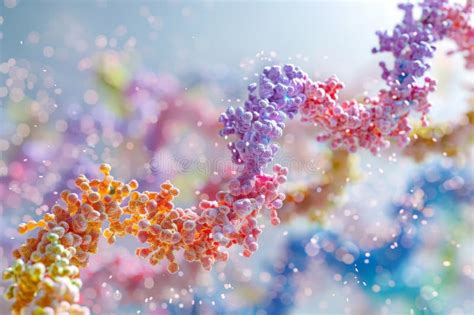 Molecules Transcribing Genetic Information From Dna Stock Image Image Of Helix Render 310286941