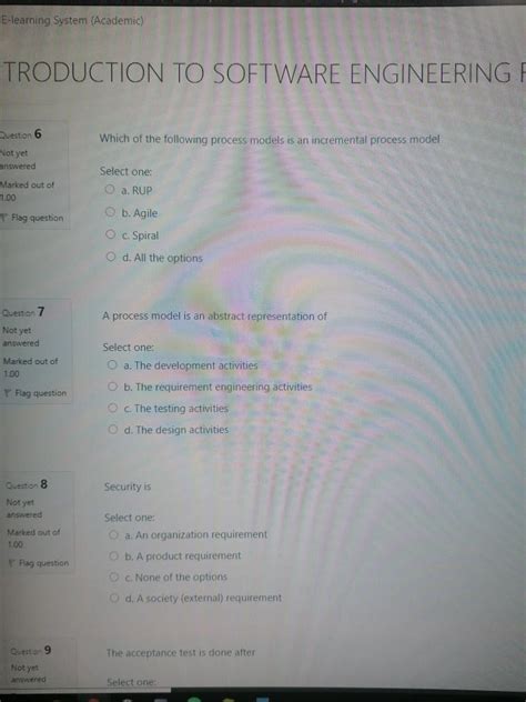 Solved E Learning System Academic Troduction To Software