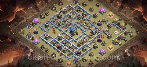 Best Anti 3 Stars War Base Th12 With Link Anti Everything Town Hall