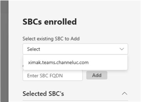 Microsoft Teams Direct Routing Configuration