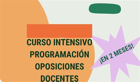 Oposiciones De Primaria Primaria InglÉs Intensivo ProgramaciÓn