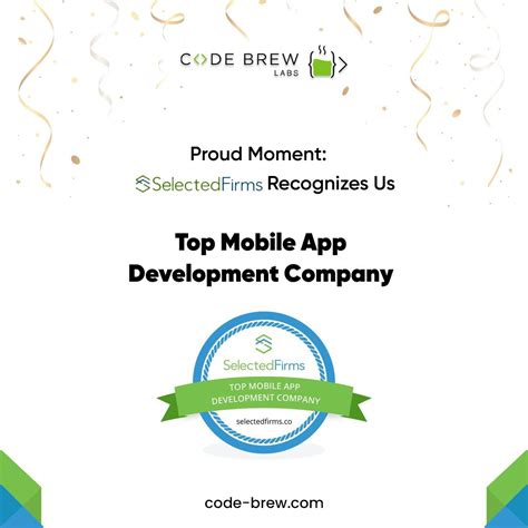 code brew labs on linkedin mobileappdevelopment topfirm selectedfirms proudmoment gratitude…