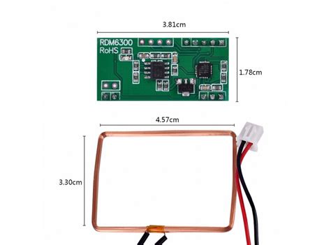 ماژول ریدر Rdm6300 Rfid با فرکانس 125khz و خروجی سریال