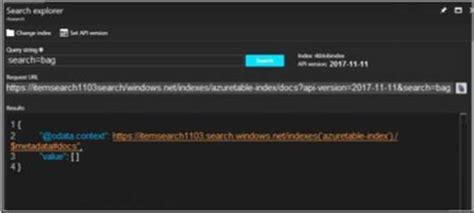 You Are Validating The Configuration Of An Azure Search Indexer Exam Training