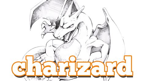 Charizard Pencil Drawing
