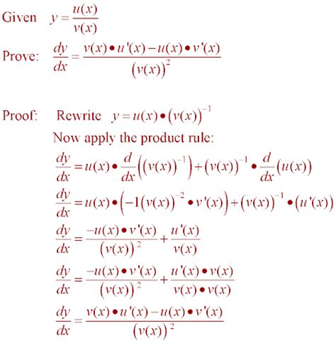 Quotient Rule Proof Limits The Quotient Law For Converging Sequences