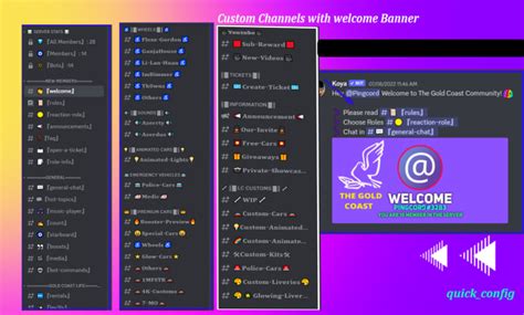 Do A Professional Fivem Rp Discord Setup Within Hours By Quick Config Fiverr