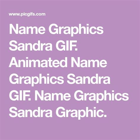 Name Graphics Sandra  Animated Name Graphics Sandra  Name Graphics Sandra Graphic
