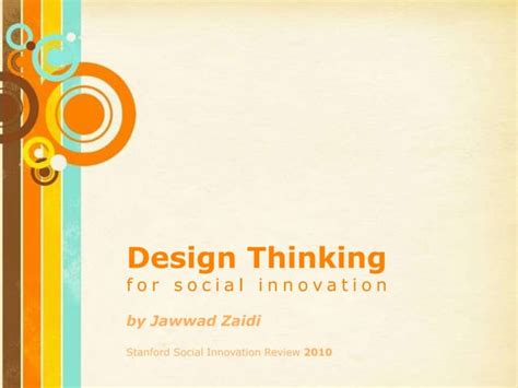 Design Thinking And Innovation Pdf