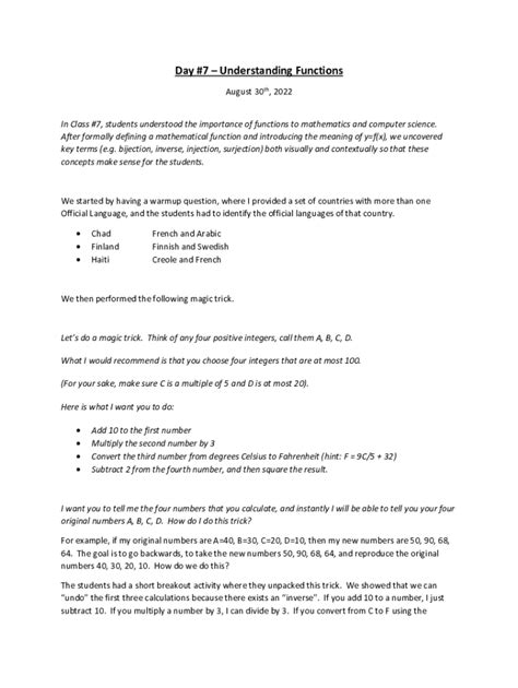 Fillable Online Functions Vs Equations F X Is Y And Moreeducationrealist Fax Email Print