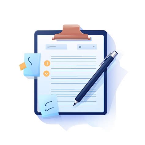 Premium Ai Image Clipboard With Checklist And Stationery Isometric
