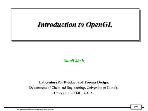 PPT Introduction To OpenGL PowerPoint Presentation Free Download ID 4738260