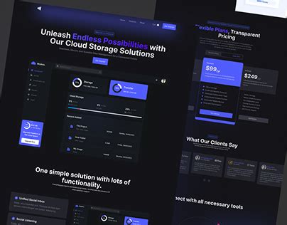 Cloud Storage Ui Projects Photos Videos Logos Illustrations And Branding Behance