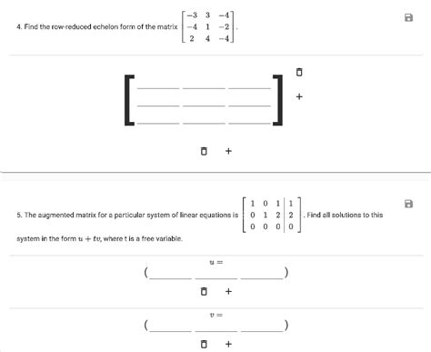 solved 4 find the row reduced echelon form of the matrix 4 2 ] 5 the
