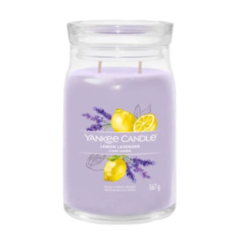 Lemon Lavender Signature Large Jar Candle The Candle Scentre