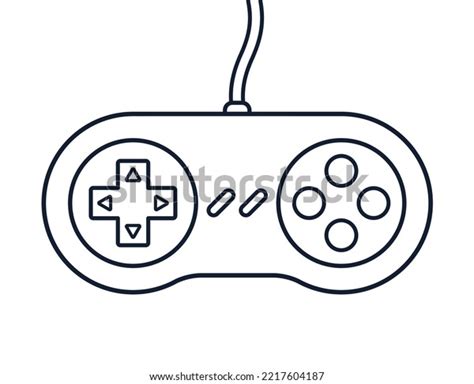 Retro Classic Game Controller Icon Vintage Stock Vector Royalty Free 2217604187 Shutterstock