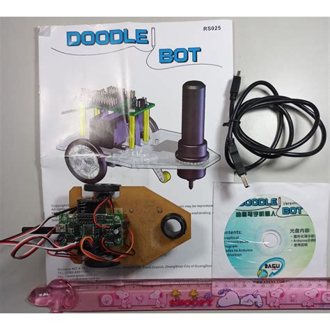 二手商品 arduino 畫圖寫字機 可編程機器人 繪圖 套件 自走車 蝦皮購物