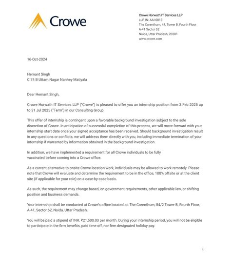 Newbeginnings Crowe Careergrowth Opportunities Ai Dataanalytics Niet Hemant Singh 18