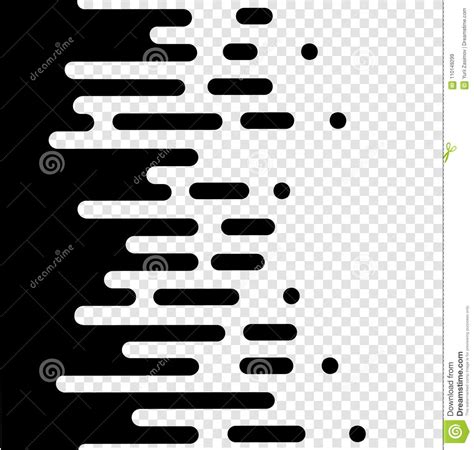 Vector Halftone Transition Abstract Wallpaper Pattern Seamless Black And White Irregular