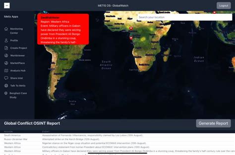 Geospatialintelligence Realtimeinsights Osint Metis Analytics