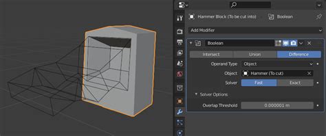 Boolean Modifier Not Cutting Correctly Blender Stack Exchange