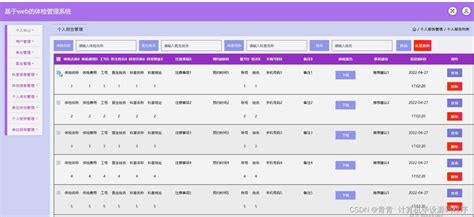 Java Jsp基于web的体检管理系统1xl72 独有源码 如何找到适合自己的毕业设计的指南基于web 的高校公费医疗智慧管理平台毕业设计