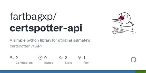 github fartbagxp certspotter api a simple python library for
